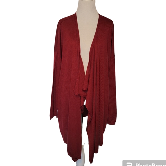 ellos | Sweaters | Ellos Womens Plus Size Draped Open Front Fly Away ...